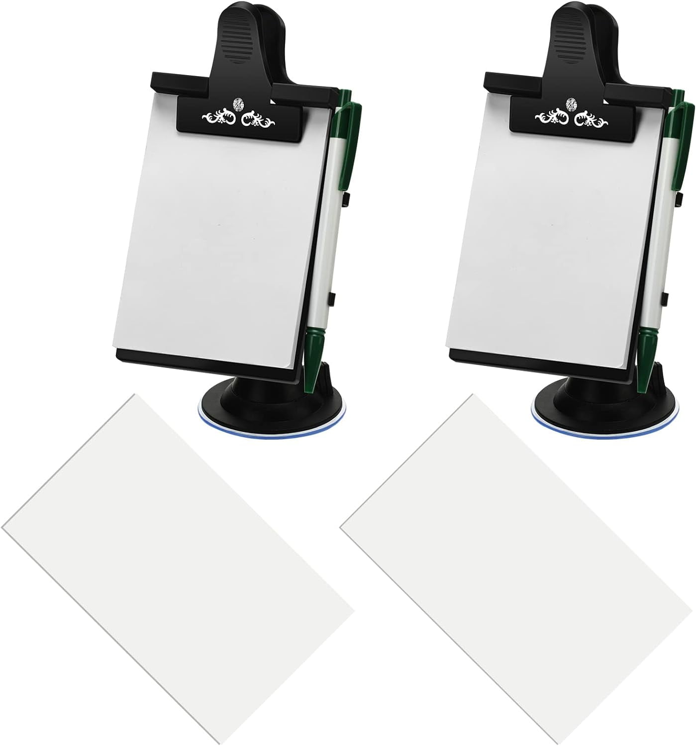 2 Pcs Car Notepad Holder with Mount Car Memo Pad with Pen Pad Mount ...