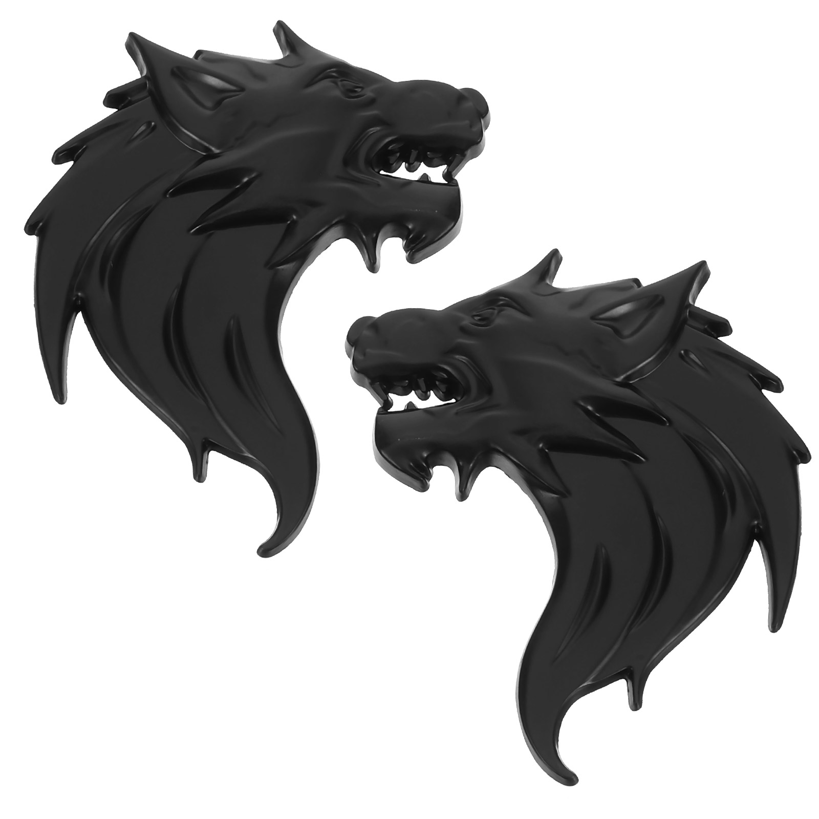 2 Pcs Car Sticker Modified Logo Badge Refit Stickers Automotive Decal ...