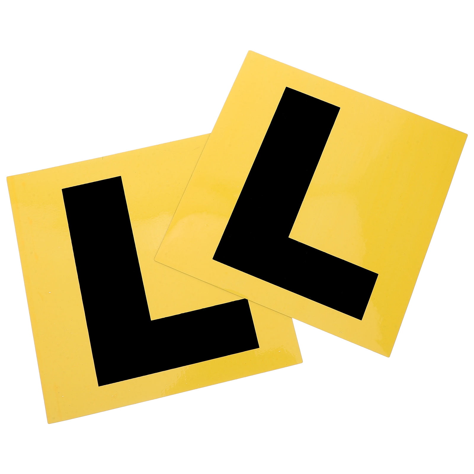 2 Pcs Car Stickers Magnetic Stickers Learner Driver Sign L Plates for ...