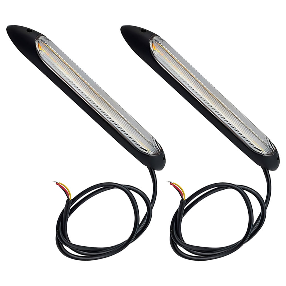 2pcs Running Light Turn Signal Warning Light for Car - Walmart.com