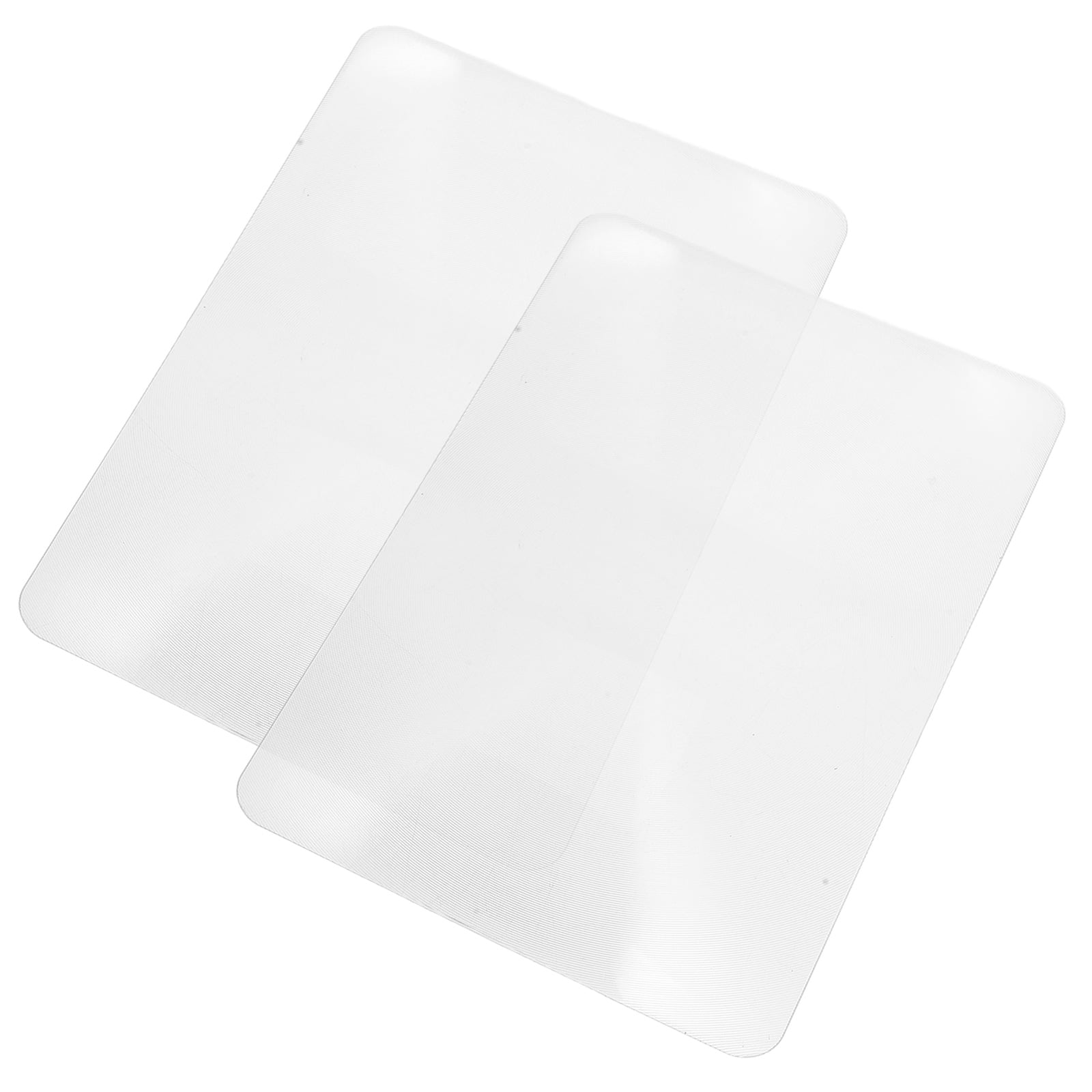 2 Pcs Card Magnifying Glass 18.00X12.00X0.20CM Transparent - Walmart.com