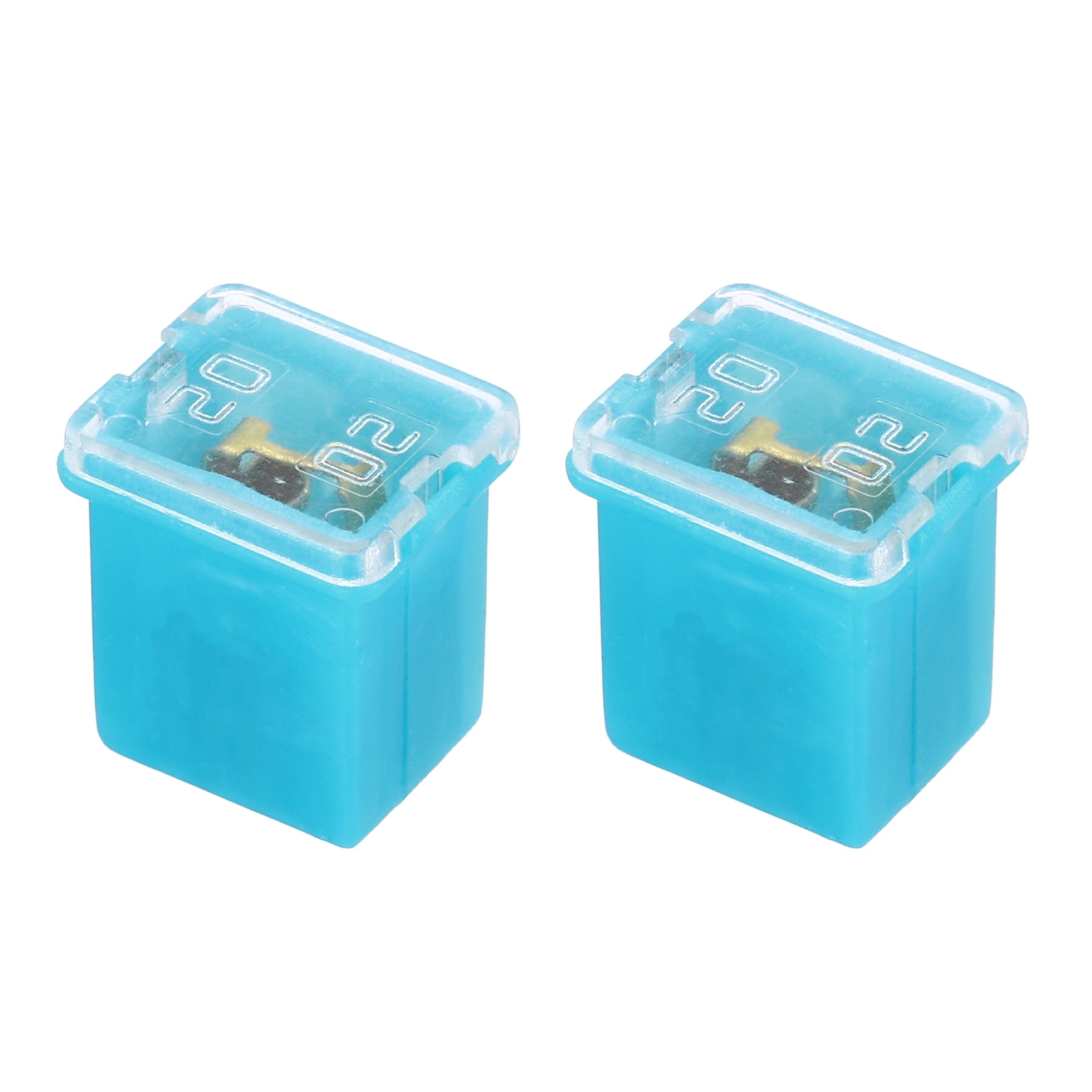 2 Pcs Cartridge Fuse, 48VDC 20A Low Profile Terminal Automotive ...