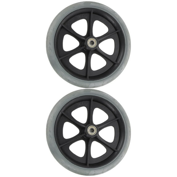 2 Pcs Castor Wheels Wheelchair Walker Front Casters Attachment ...