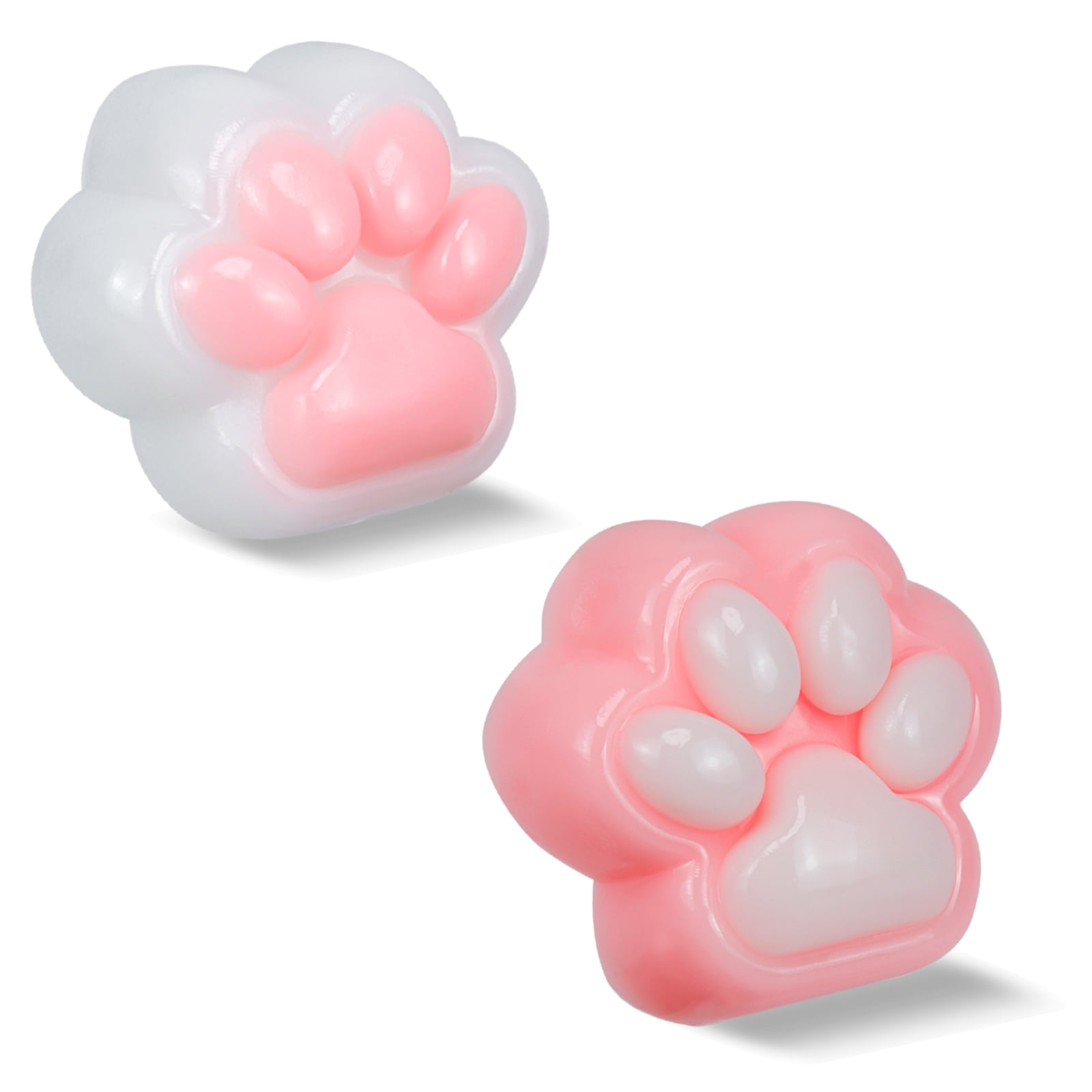 2 Pcs Cat Paws Squishy Toy, Taba Squishy, Stress Relief Squishies ...