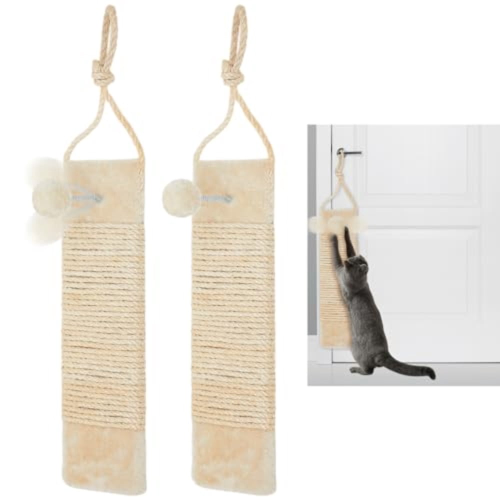 2 Pcs Cat Scratcher Door Hanging 19.3 x 5.5inch Cat Scratching Post ...