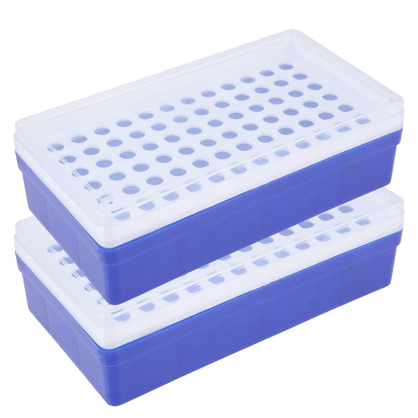 2 Pcs Centrifuge Tube Box Rack Storage Organizer Test Holder for ...