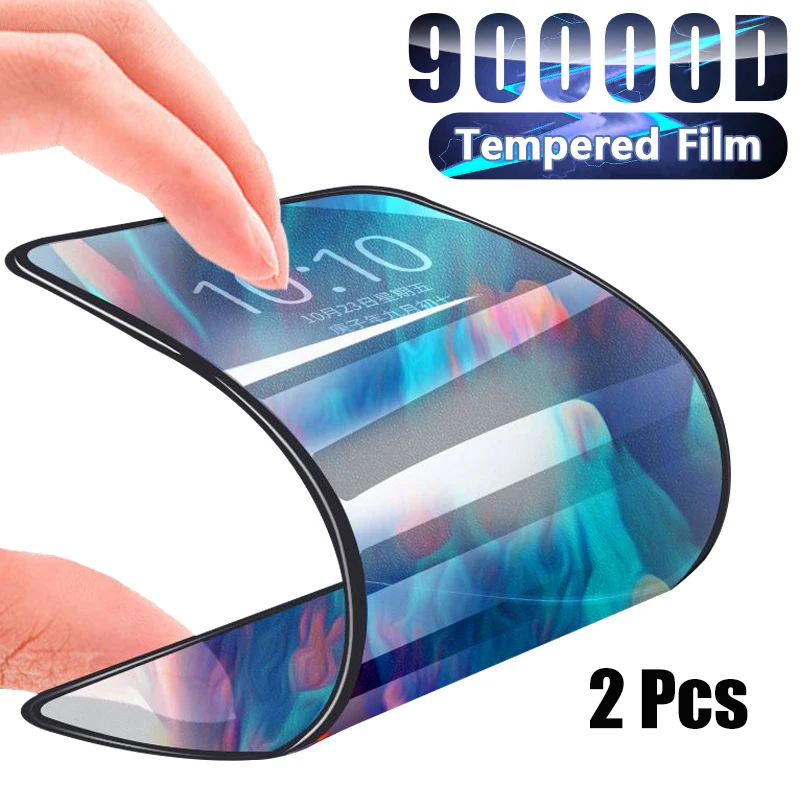 2 Pcs Ceramic Screen Protector for iPhone 11 12 13 14 15 Pro Max X Xs ...