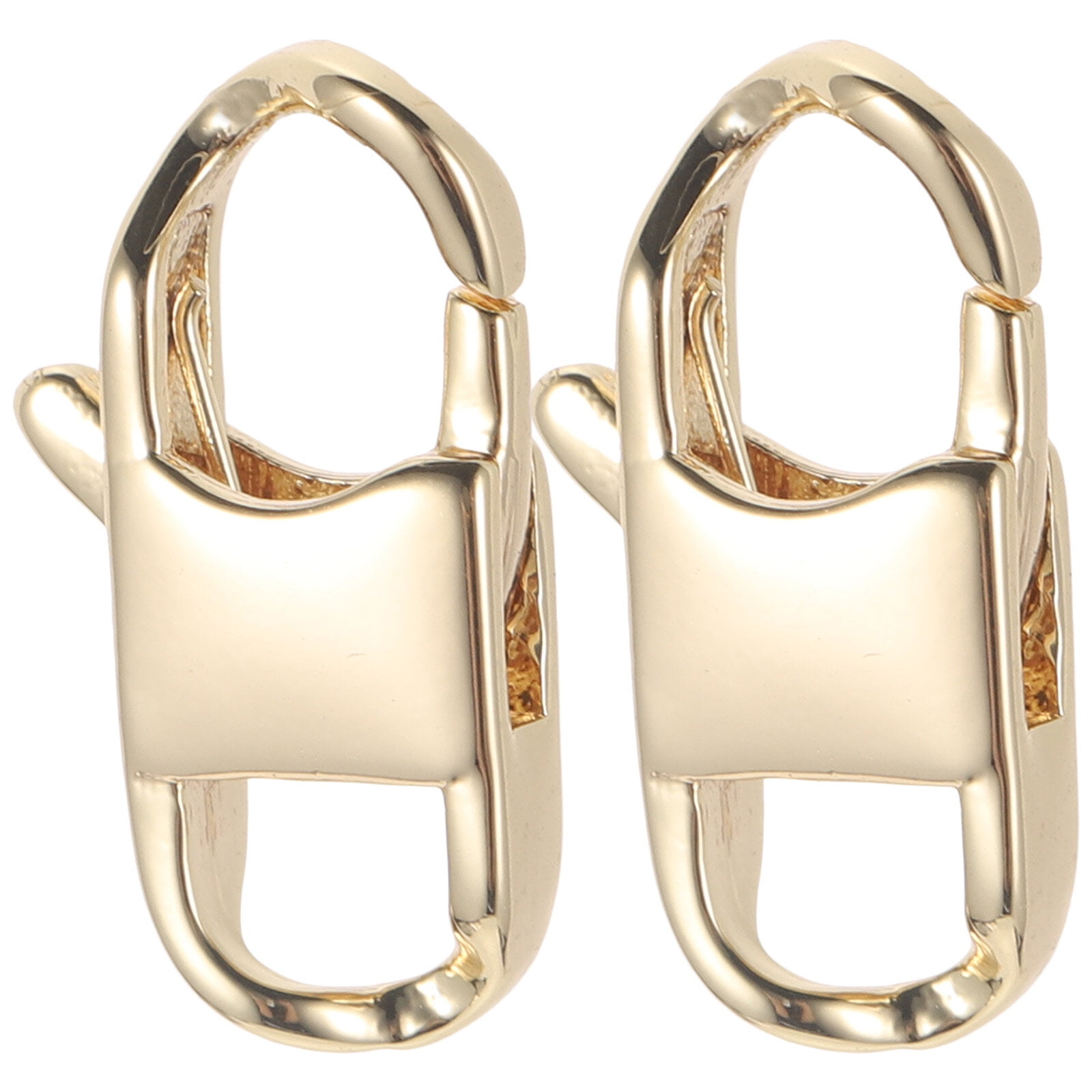 2 Pcs Chain Necklace Hooks Lobster Clasp Jump Rings Extender - Walmart.com