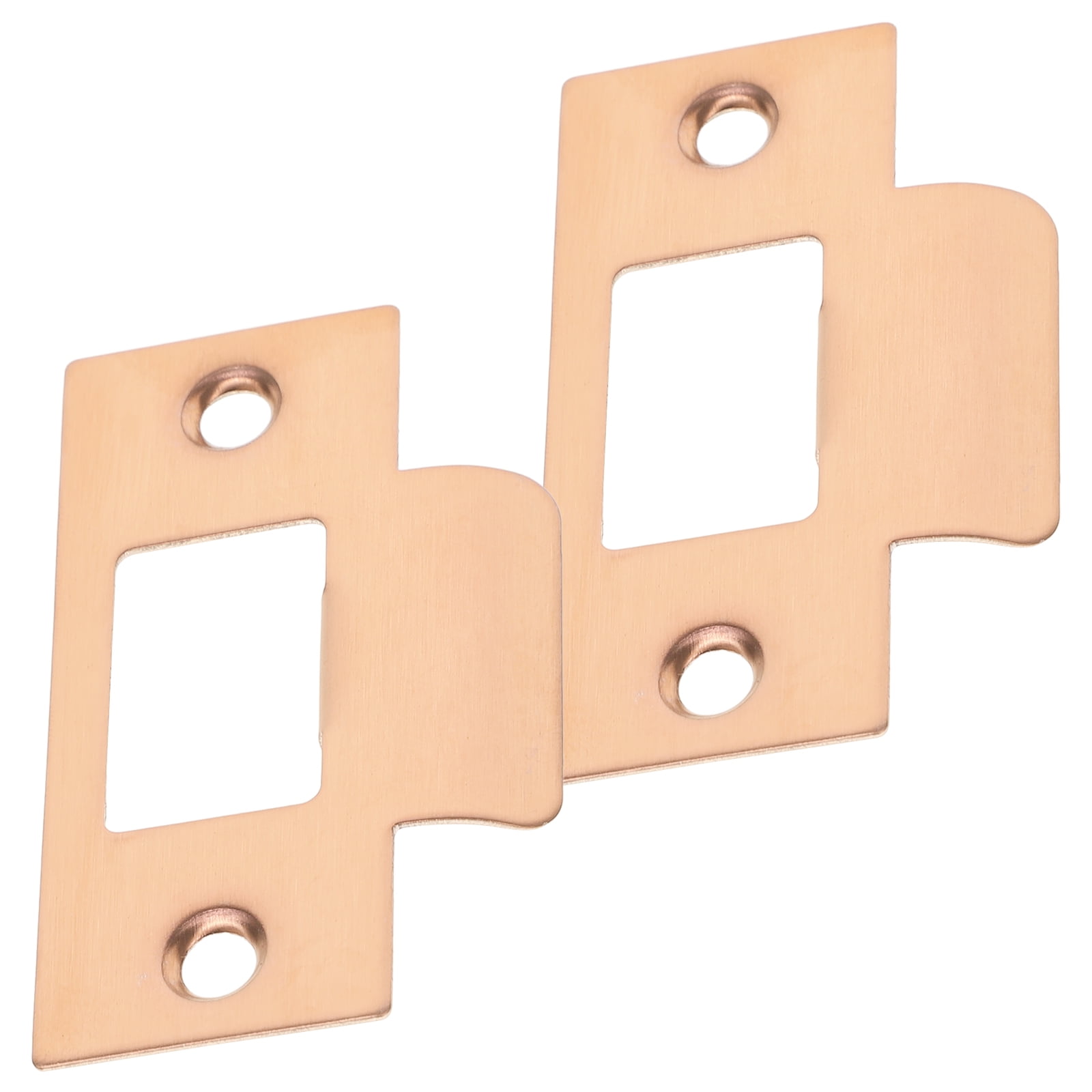 2 Pcs Chain White Adjustable Door Strike Plate Dead Bolt Locks for ...