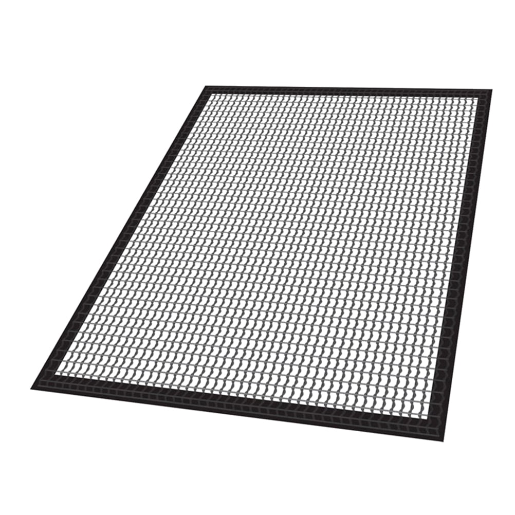 Durable Coated Mesh Grill Mat for BBQ Use Keeps Food from Falling Black ...