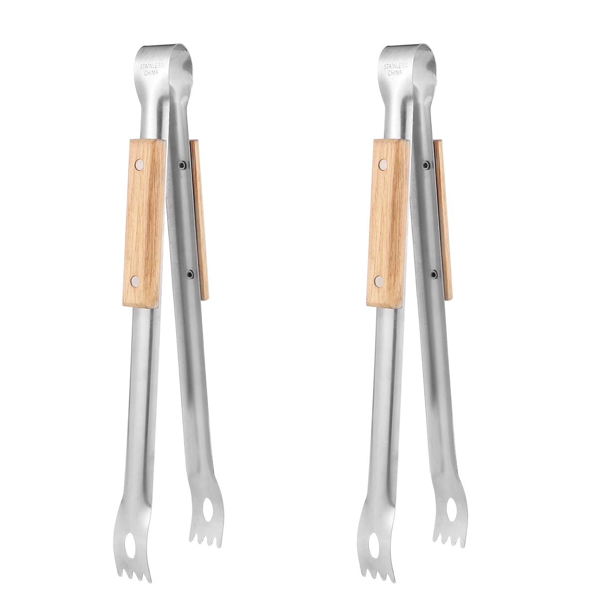 2 Pcs Charcoal Clip Grill Clip Picker Barbecue Turner Outdoor Grill ...