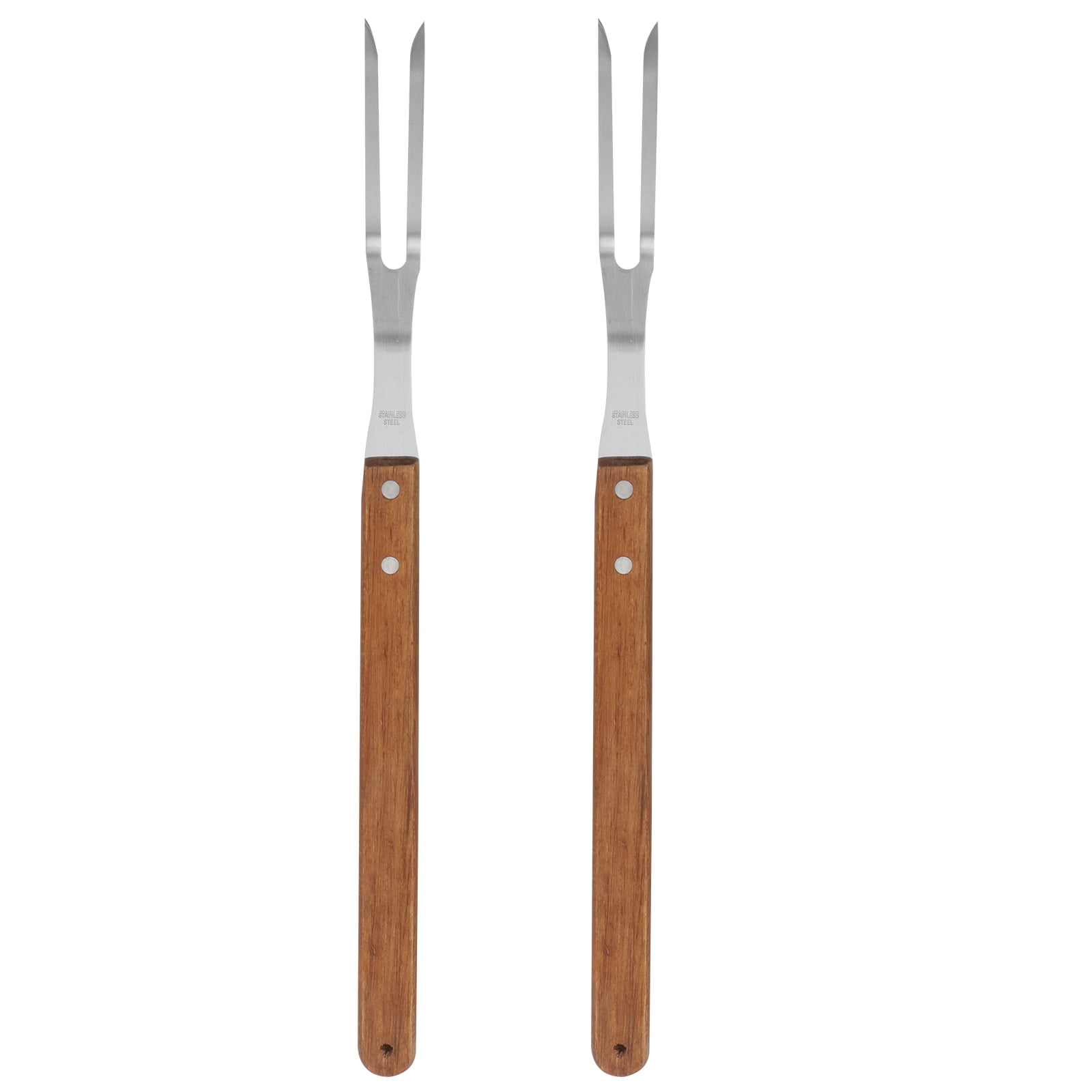 2 Pcs Charcuterie Stainless Steel Fork Barbecue Automatic Rotation ...