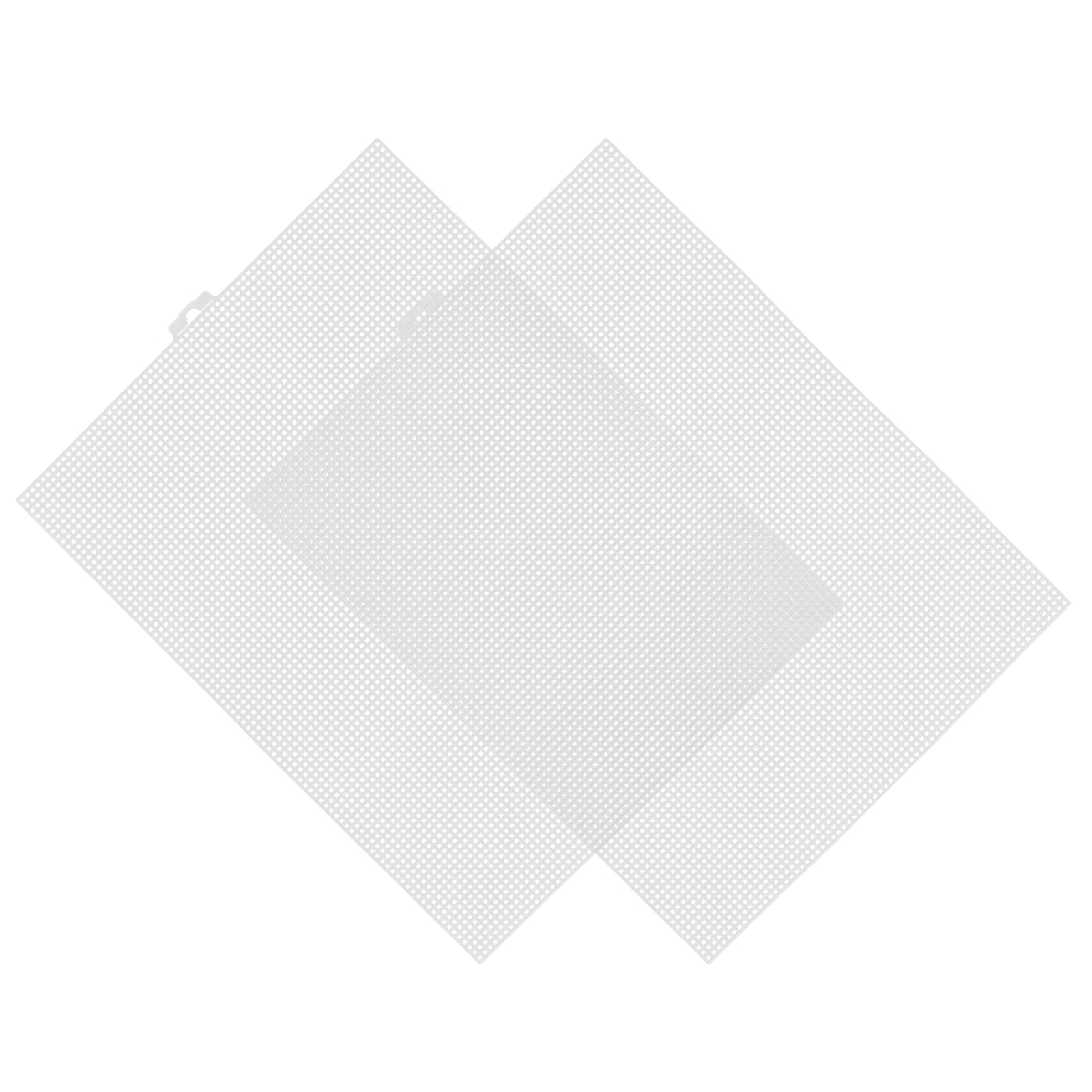 2 Pcs Checkered Embroidery Backing Board Cross Stitch Sewing Gridding ...