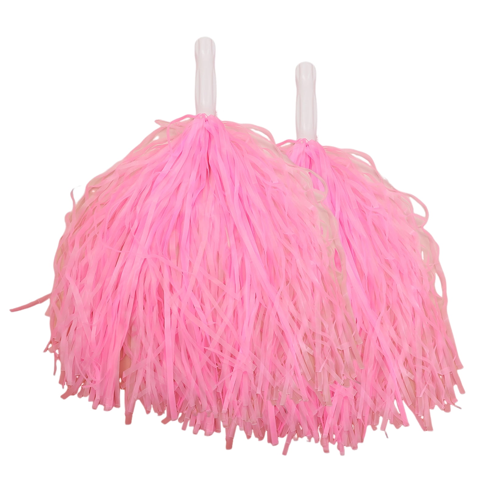 2 Pcs Cheerleader Pom Poms Metallic Foil Textured School Spirit Shakers ...