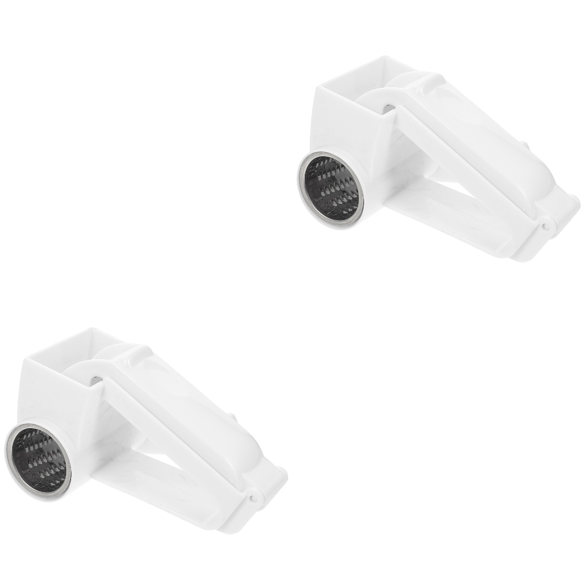 2 Pcs Cheese Grater Kitchen Rotary Shaver Onion Slicer Hand Cheese ...