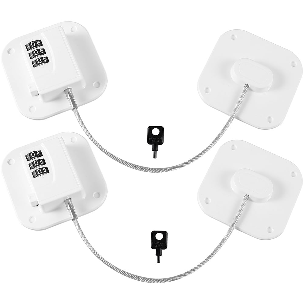 2 Pcs Child Safety Locks Fridge for Children Refrigerator Combination ...