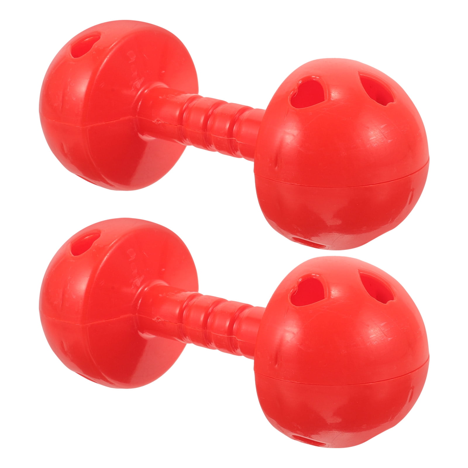 2 Pcs Children's Dumbbell Gifts Kid Kids Toys Hand Weight Red Plastic ...