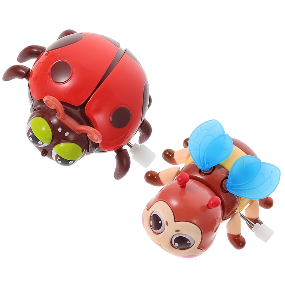 2 Pcs Childrens Toys Party Toys Christmas Clockwork Toy Wind up Insect Model Party Favors Miss ...