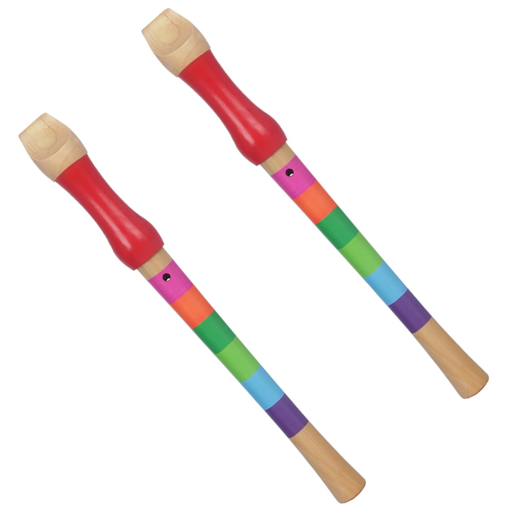 2 Pcs Childrens Toys Professional Kids Wind Instrument Key Recorder ...
