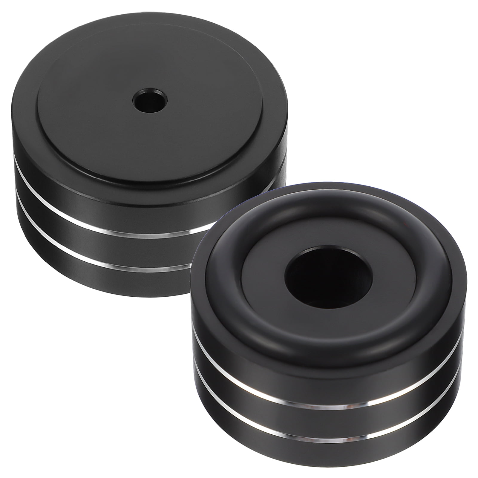 HOMEMAXS Black Amplifier Feet Pads with Detachable Rubber Ring for ...