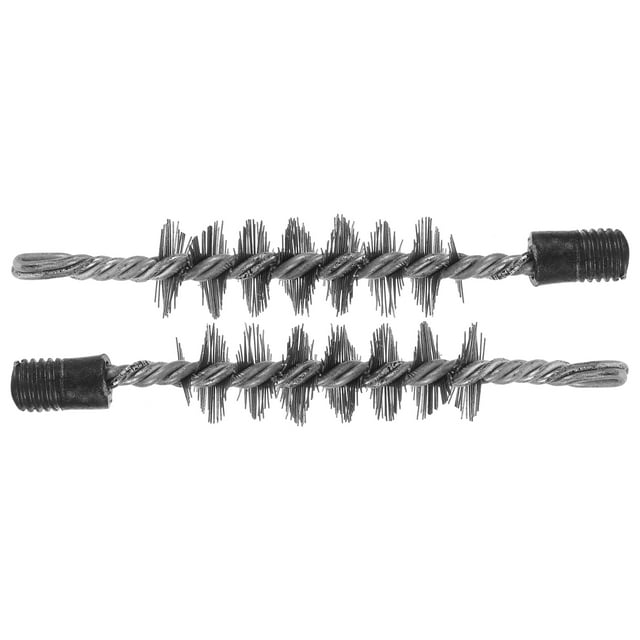 2 Pcs Chimney Brush Fireplace Brushes Wire Round Clean Pipeline Steel ...