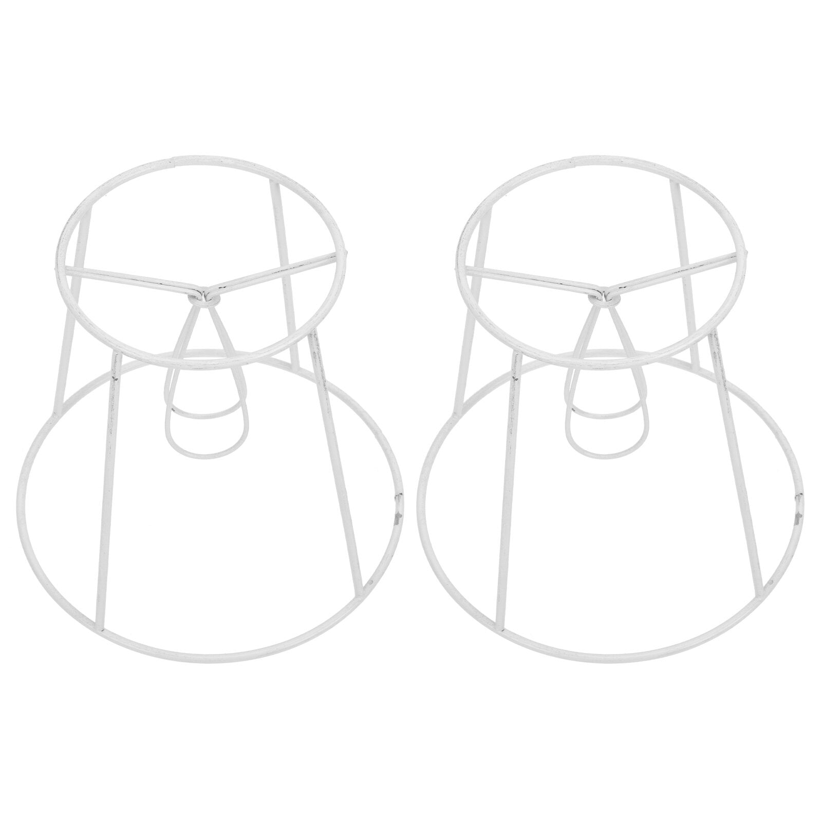 2 Pcs Clamp Light Stand Frames Iron Lampshade Frame Ceiling Lamp ...