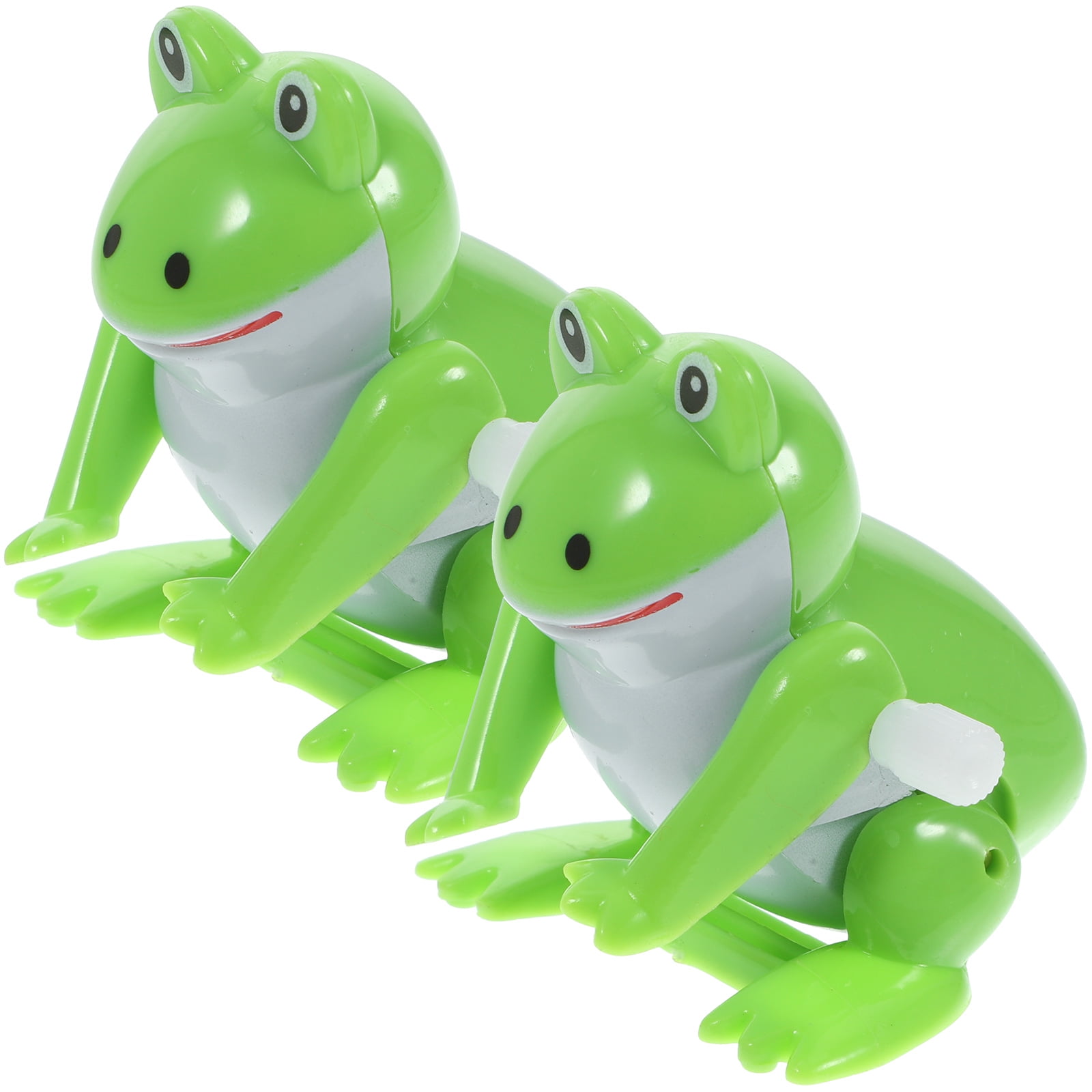 2 Pcs Clockwork Frog Toy Gifts Kids Child Light Green - Walmart.com