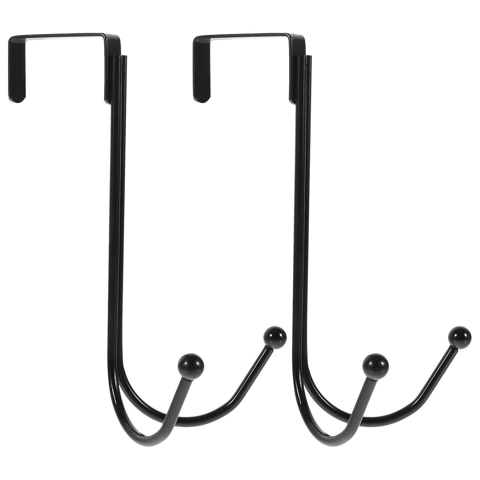 2 Pcs Clothing Hangers Wall Mounted Coat Rack over The Door Clothes ...