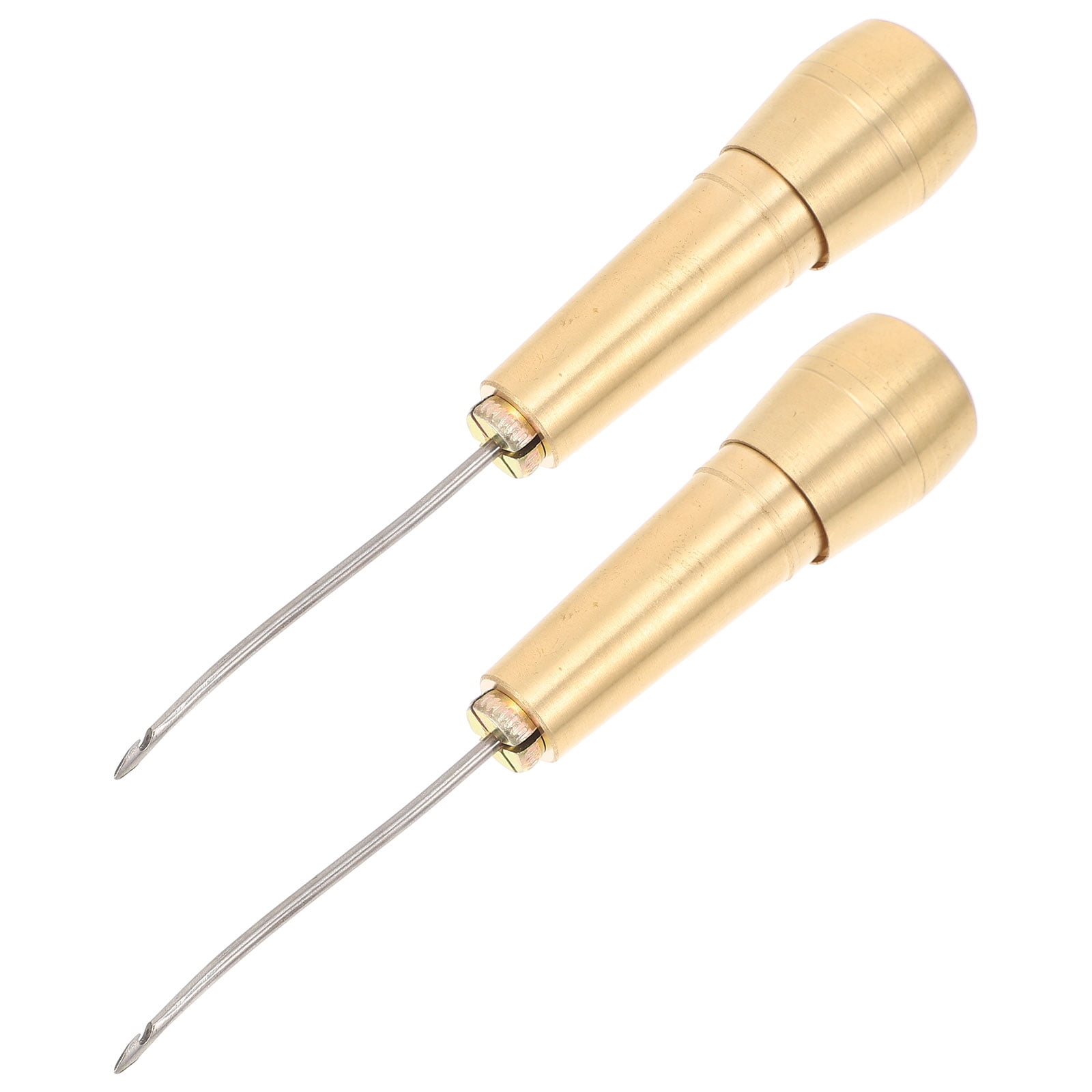 ONAPARTER 2 Pcs Cobbler Leather Tools Crochet Hook Hooks Steel Needle ...