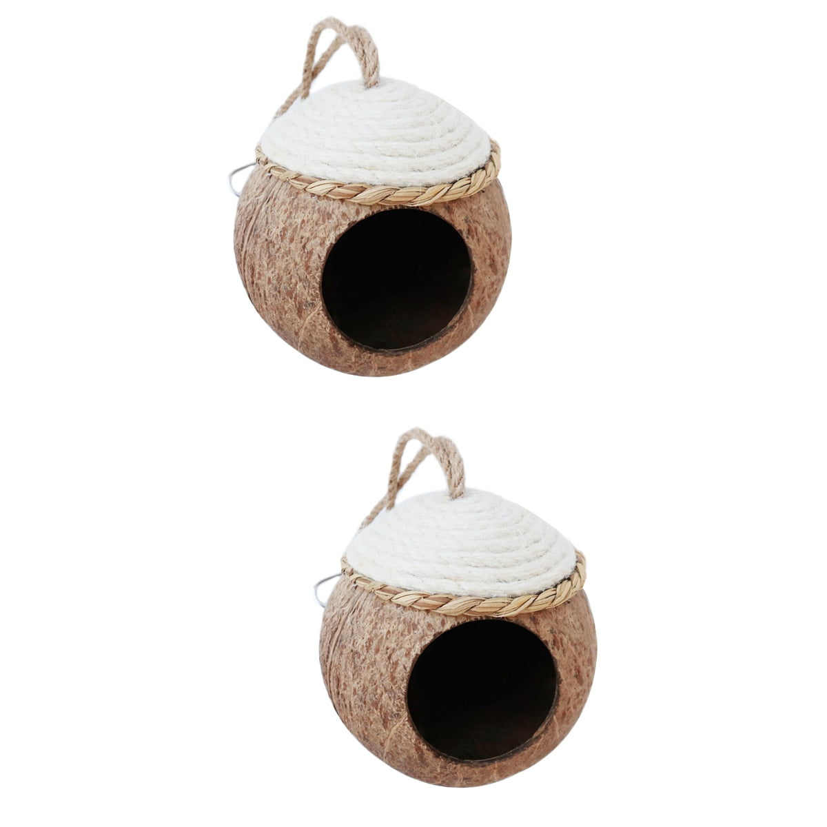 2 Pcs Coconut Bird Breeding Nest Stand Boot Rack Slipper Pink - Walmart.com
