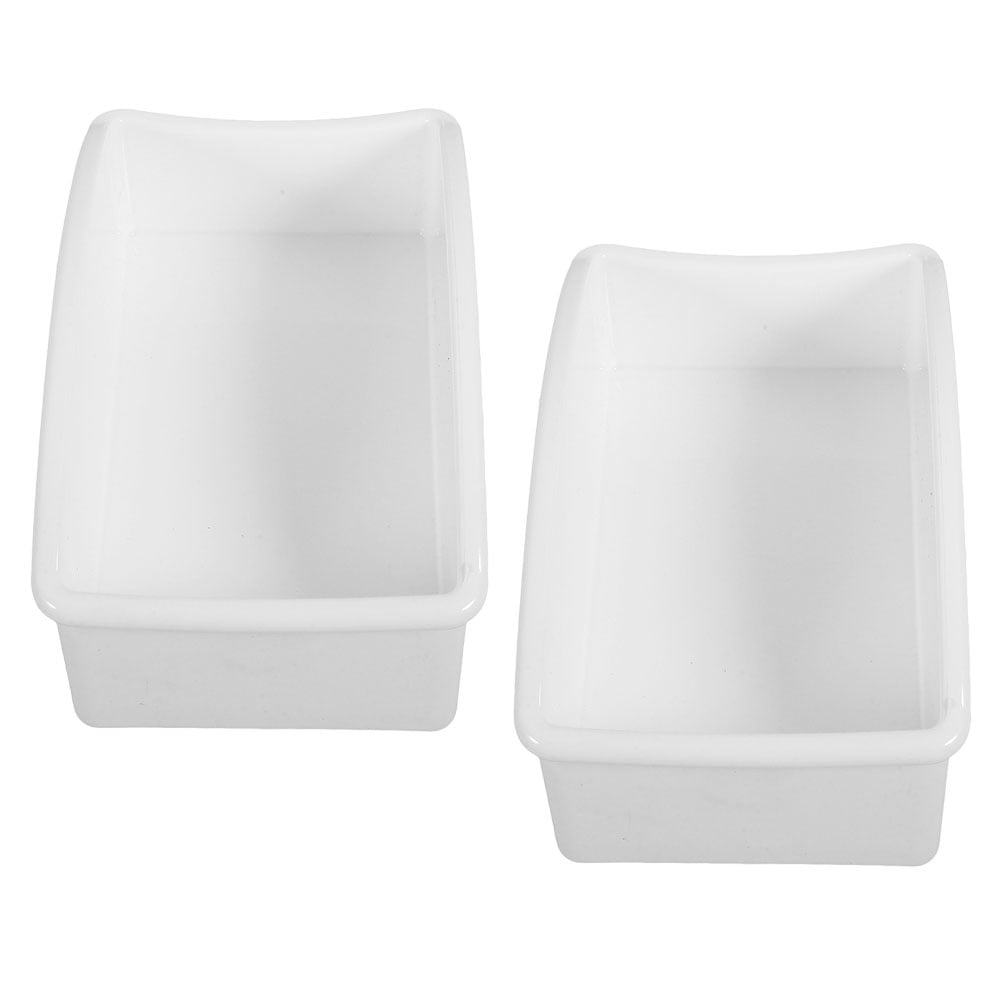 2 Pcs Coffee Creamers Storage Containers Bins Bag Organizer Office ...