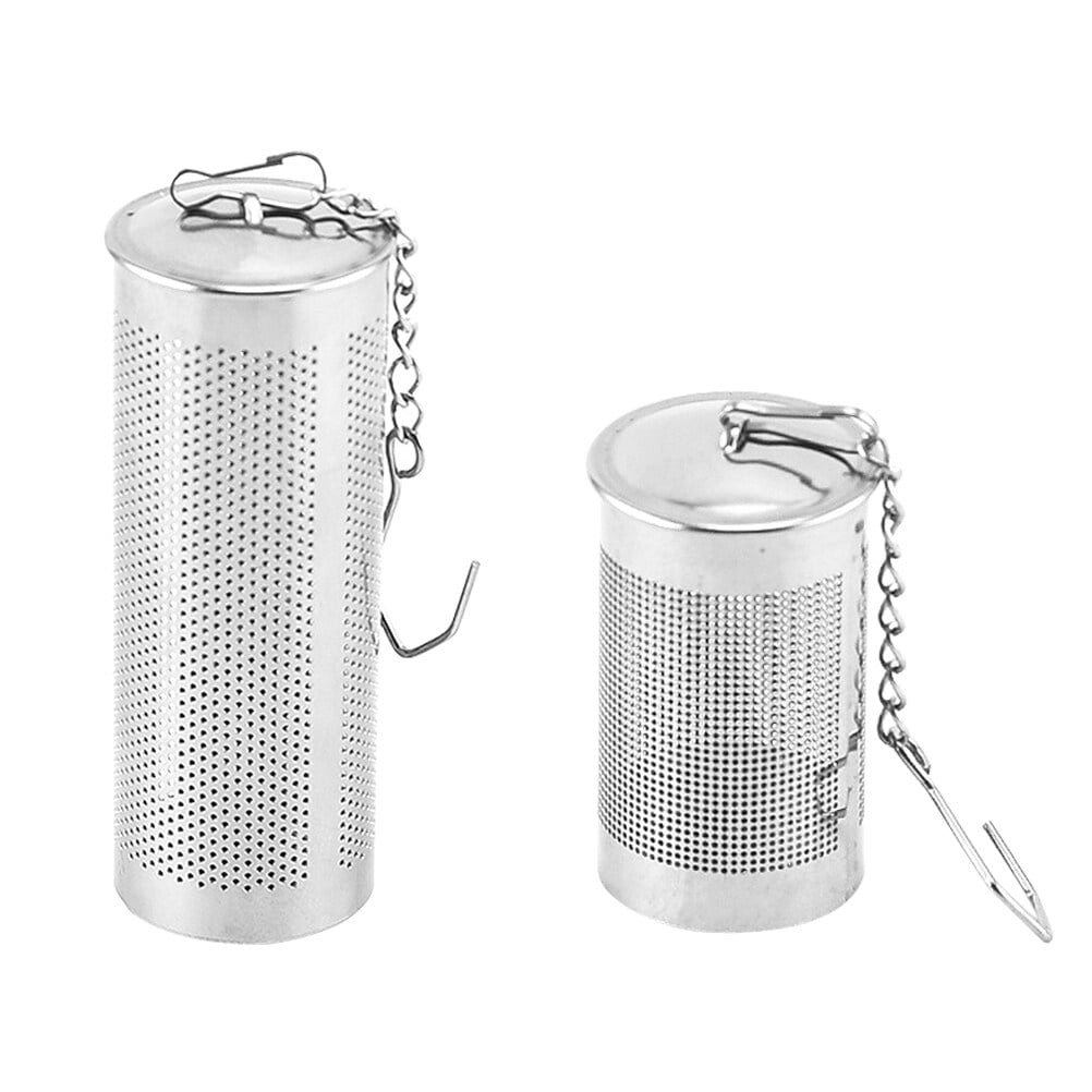 2 Pcs Coffee Filter Tea Bags Stainless Steeper Mesh Cup Loose Leaf ...