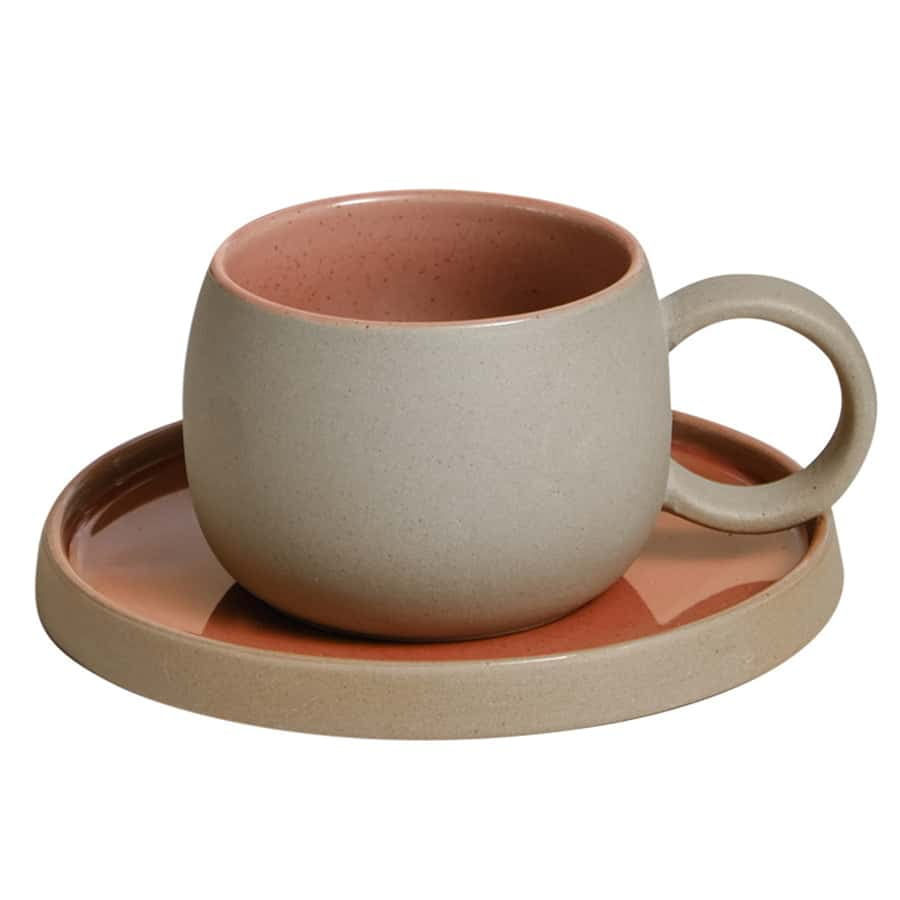 2 Pcs Coffee Mug Set Ceramic Vintage Rough Ceramic Japanese Mug And ...
