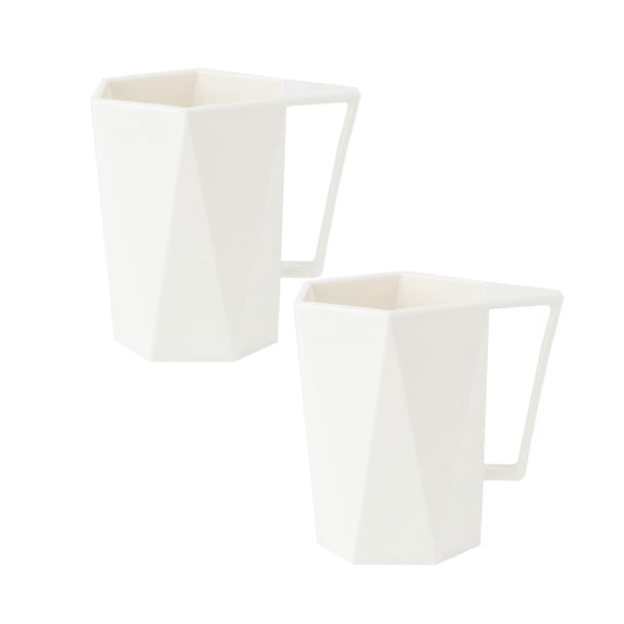 2 Pcs Coffee Mugs,12 Ounce Unbreakable Coffee Cups with Handle,Reusable ...