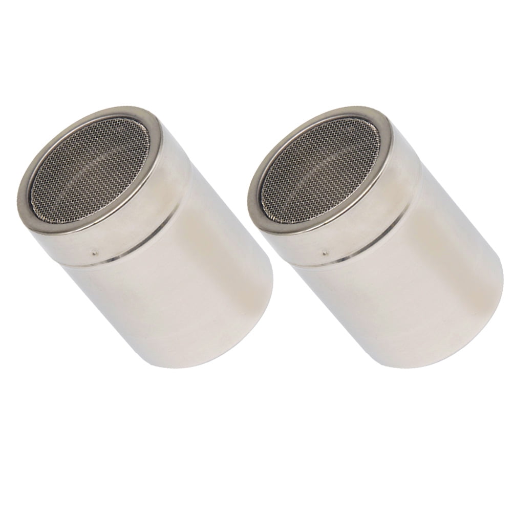 2 Pcs Coffee Sprinkler Spice Cocktail Flour Container Spices Jars ...