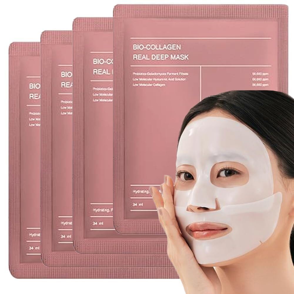 2 Pcs Collagen Face Mask BioCollagen Real Deep Mask Deep Collagen ...