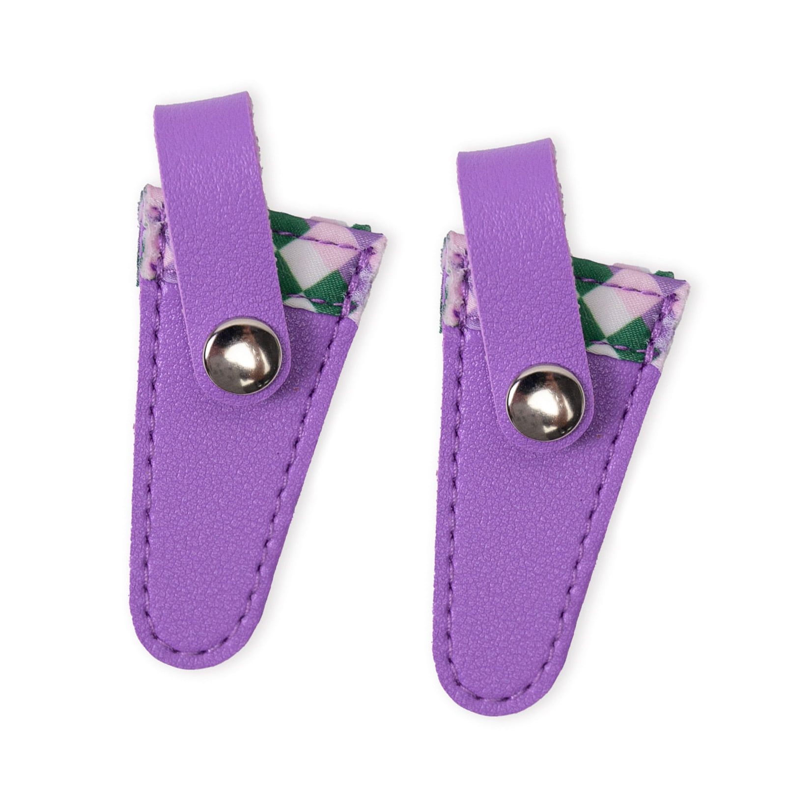 2 Pcs Color Lattice Scissors Protective Covers Embroidery Scissors ...