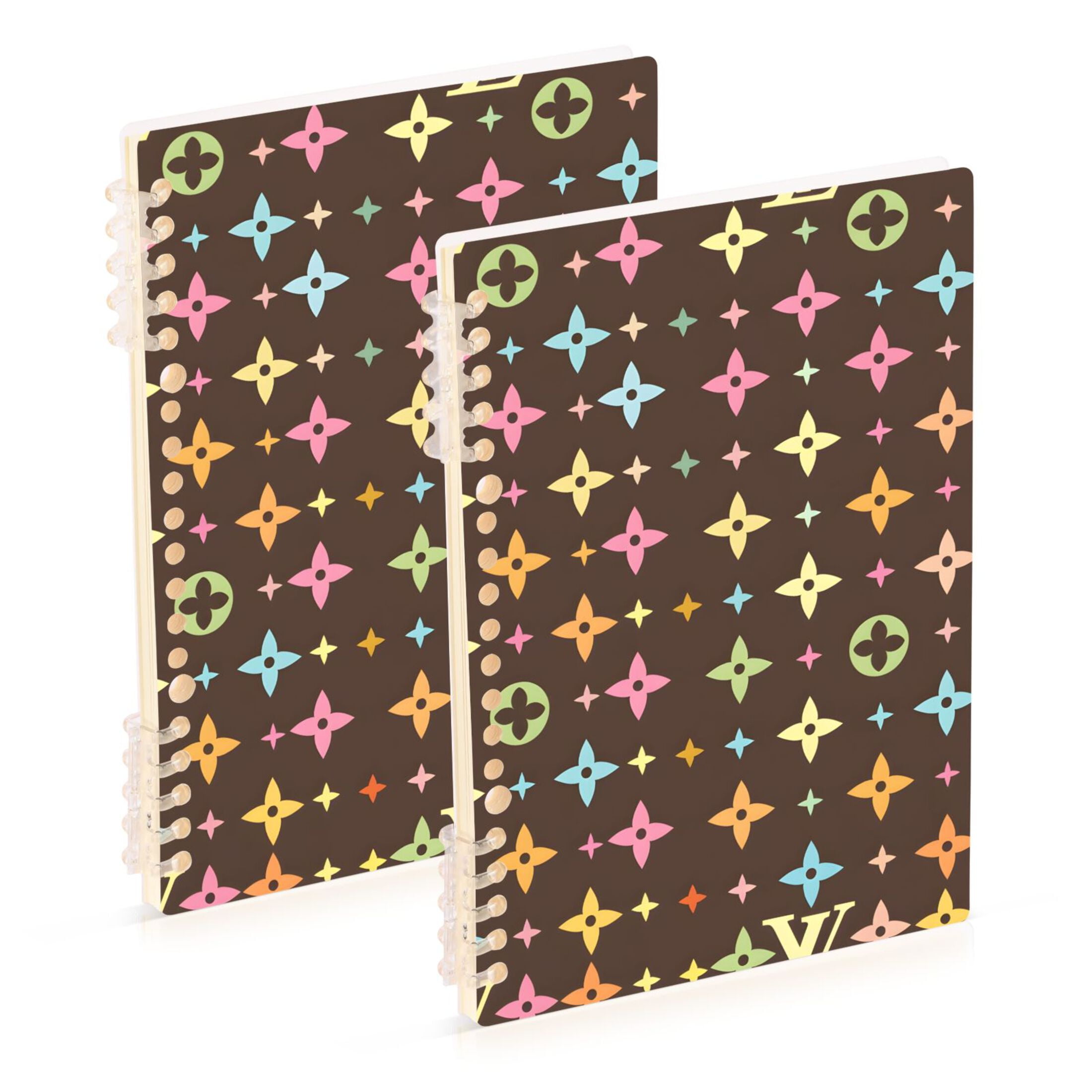 2 Pcs Colorful Star Character Spiral Notebooks 60 Sheets 120 Pages A5 ...
