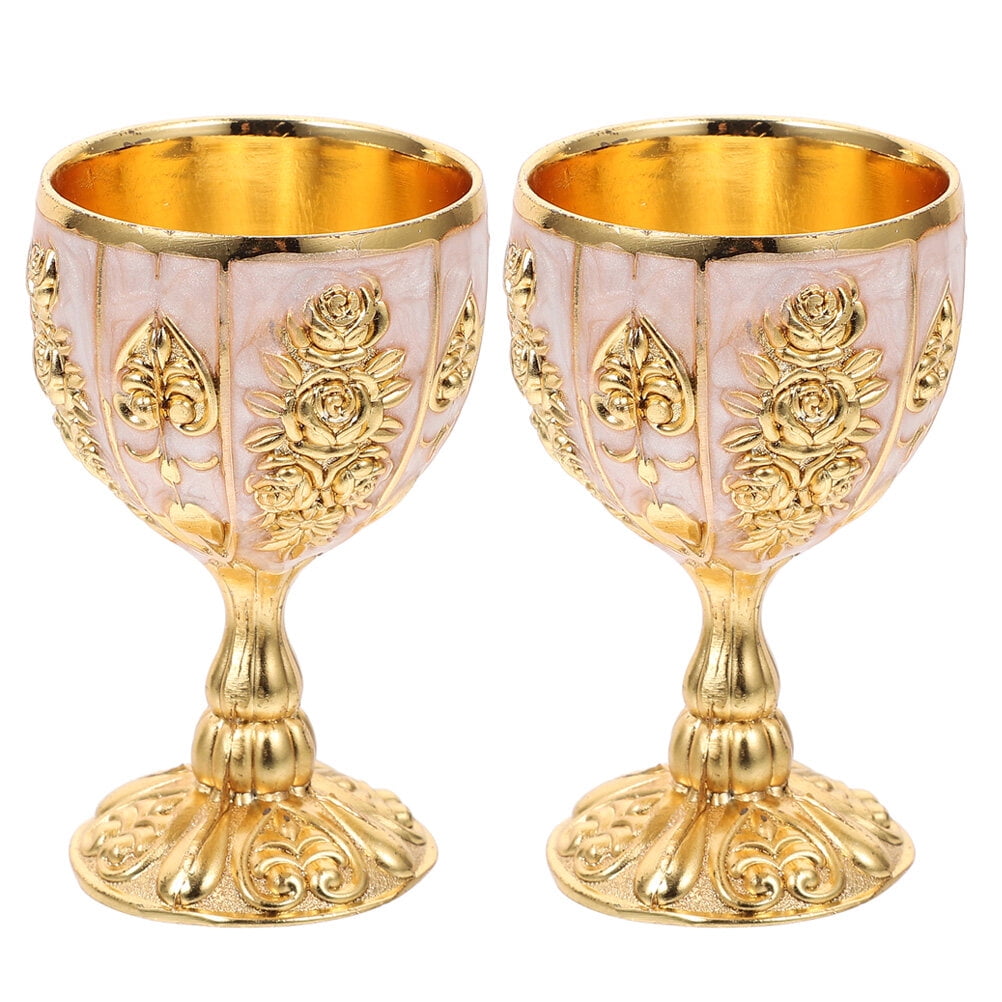 2 Pcs Communion Wine and Wafer Sets European High-end Cups Delicate ...