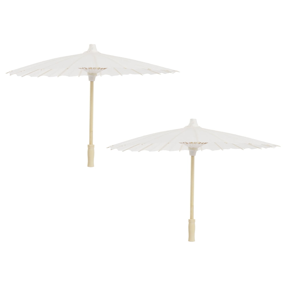 2 Pcs Compact Umbrella Paper Parasols Outdoor for Kids Primary School ...