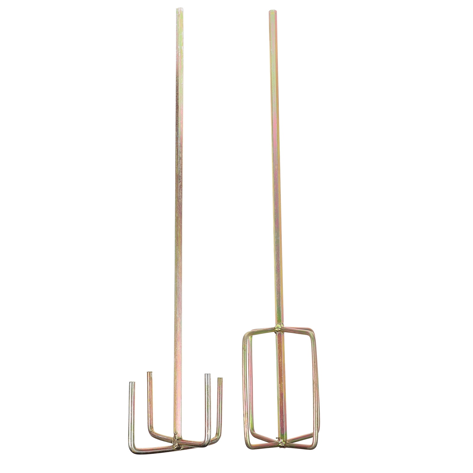 2 Pcs Concrete Mixer Drill Attachment Electric Stirring Rod Fluid ...