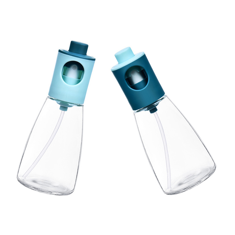 2 Pcs Condiment Bottles Olive Oil Barbecue Oil Bottle Olive Glass Spray ...