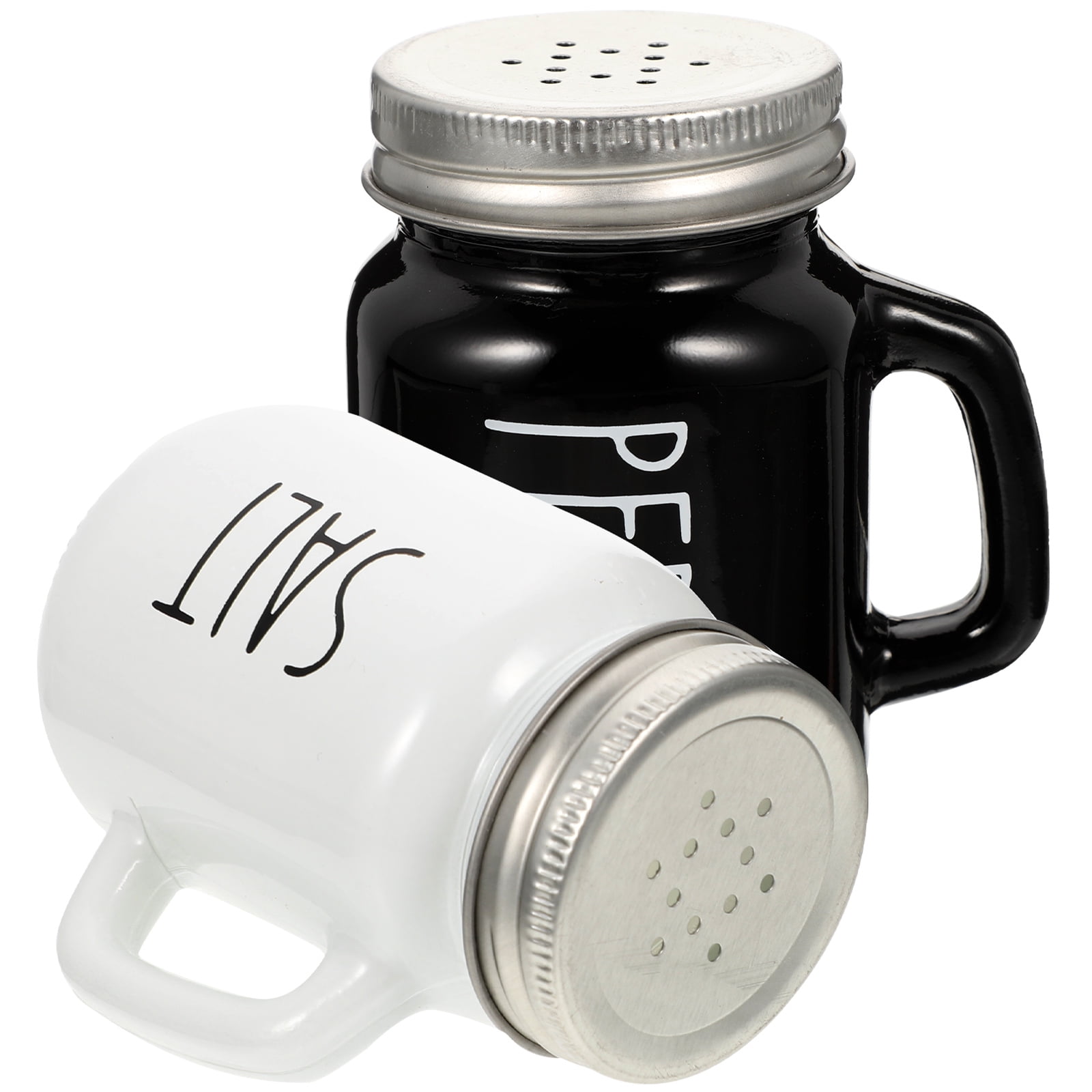 2 Pcs Condiment Bottles Restaurant Salt Canister Shaker Spices ...
