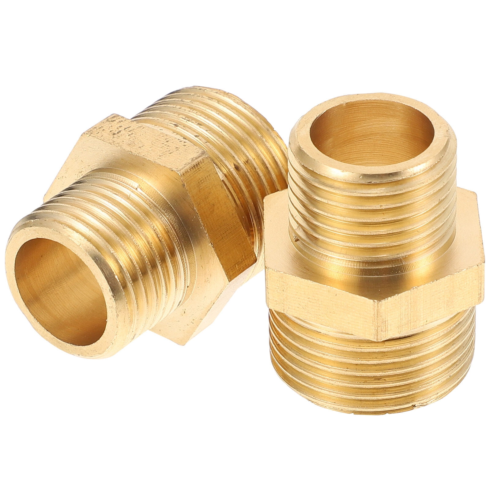 2 Pcs Connectors Tank Copper Connection Fittings Gas Pipe Docking ...