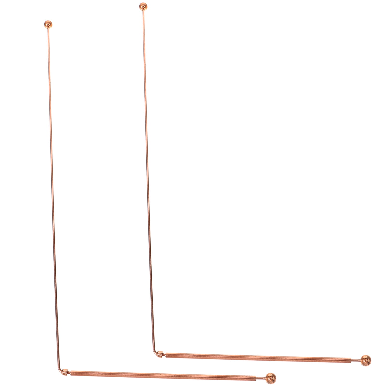 2 Pcs Copper Dowsing Rods Treasure Divining Rods Portable Dowsing Rods ...