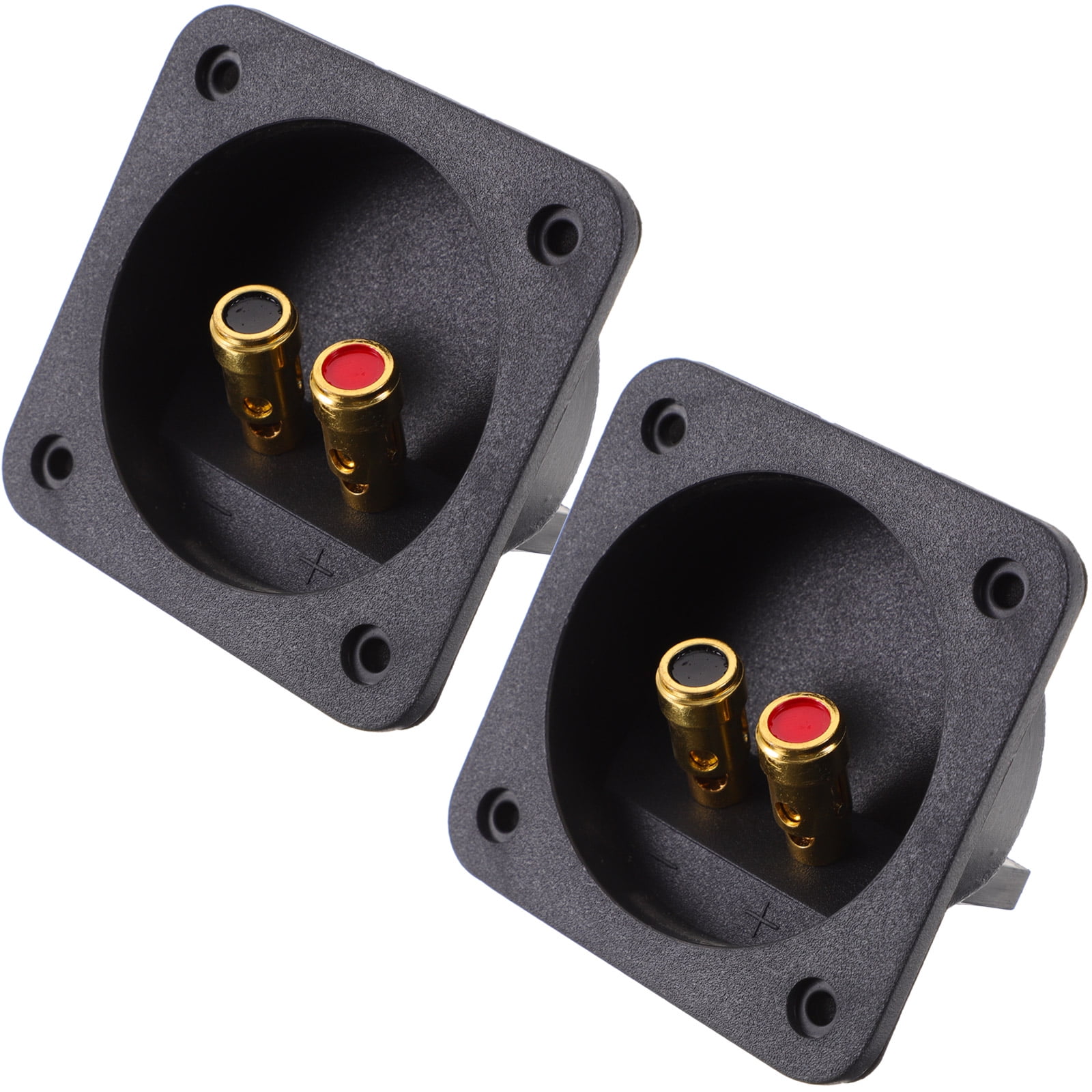 2 Pcs Cord Wire Crimps Square Size 80mm Speaker Box Connector - Walmart.com