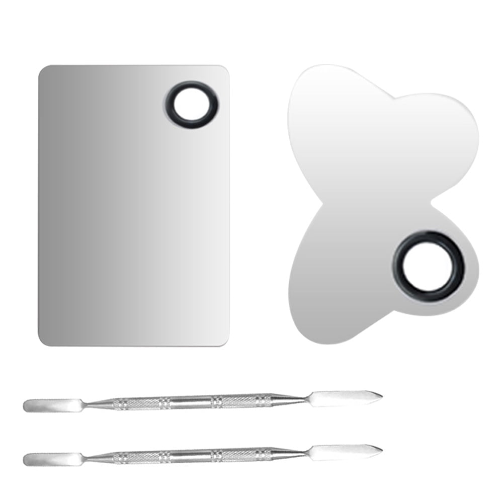 2 Pcs Cosmetic Makeup Palette, Cosmetic Mixing Makeup Palette Makeup ...