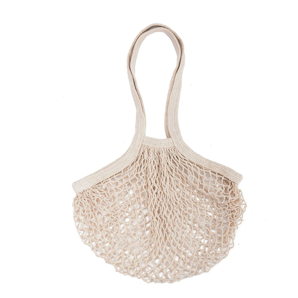 2 Pcs Cotton Net Bag String Mesh for Shopping Tote Beach Toys The ...