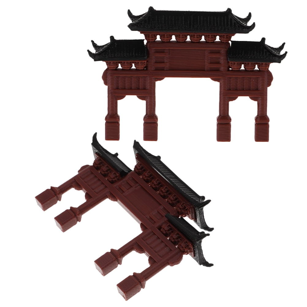 2 Pcs Cover Plate Detector Ancient Building Model - Walmart.com