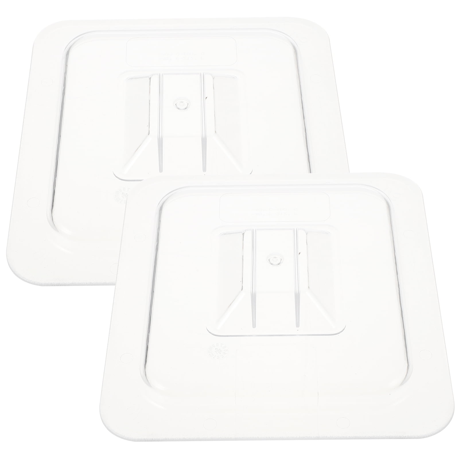 2 Pcs Cover for Cake Stopper Food Jars with Lids Airtight Storage ...